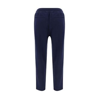 Brunello Cucinelli Mens Blue Cotton Joggers (workout Pants)