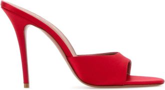 Amina Muaddi Femme, Chaussures, Rouge, Taille: 37 EU Elodie Slipper 105