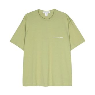 Comme Des Gar&ccedil;ons Homme, Tops, Vert, Taille: XS T-shirt Vert en Coton