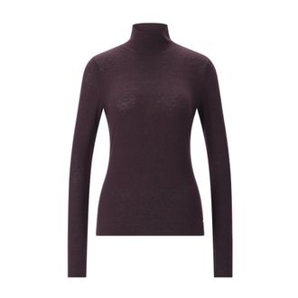 Windsor Femme, Pulls, Brun, Taille: 38 FR Haut &agrave; col roul&eacute; l&eacute;ger