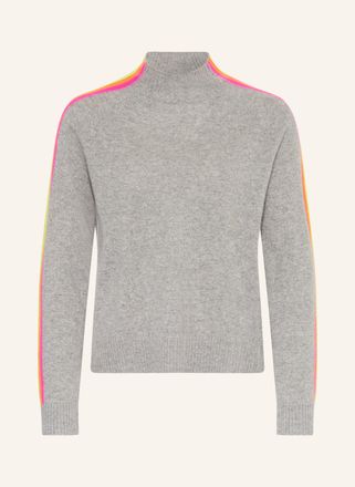 From Future From Future Cashmere-Pullover Mit Galonstreifen grau