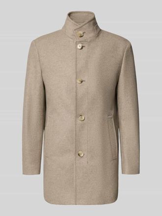 Strellson Regular Fit Wollmantel mit Stehkragen Modell FINCHLEY