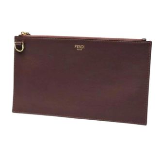 Fendi Pre-owned Leder Clutch - - Pre-owned - Damen - Rot - ONE SIZE