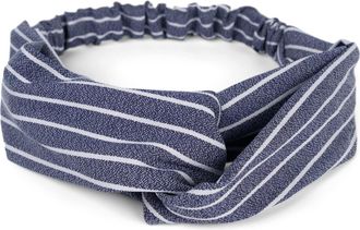 styleBREAKER Haarschmuck Haarband mit Streifen Muster und Twist Knoten