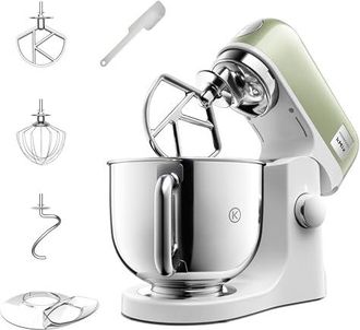 Kenwood kMix Standmixer zum Backen, Stilvoller Küchenmischer mit K-Schlägel, Knethaken und Schneebesen, 5L Edelstahlschüssel, Abnehmbarer Spritzschutz, 1000W,