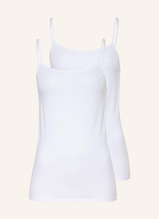 Schiesser 2er-Pack Tops 95/5 weiss