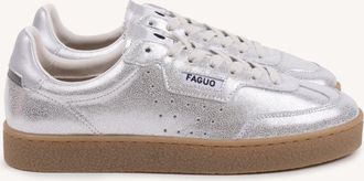Faguo Baskets argenté cuir - LUMBO