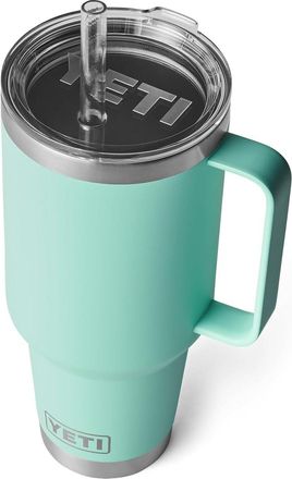 Yeti Rambler Trinkbecher Mit Trinkhalmdecke, Seafoam, 42 oz (1,2 l)