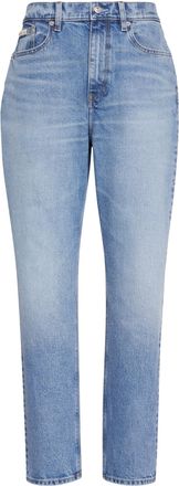 Calvin Klein Jeans Damen New MOM Jean Delaware LV047D841G Jeans, Blau (Delaware), RG26, Blau (Delaware), 26 W/32 L