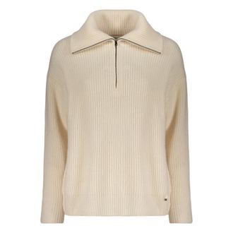 Herno Pullover mit durchgehendem Rei&szlig;verschluss - - Knitwear - Damen - Wei&szlig; - XL
