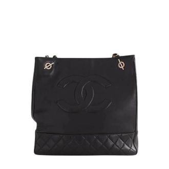 Chanel Pre-owned Leder Schultertasche - - Pre-owned - Damen - Schwarzk - ONE SIZE