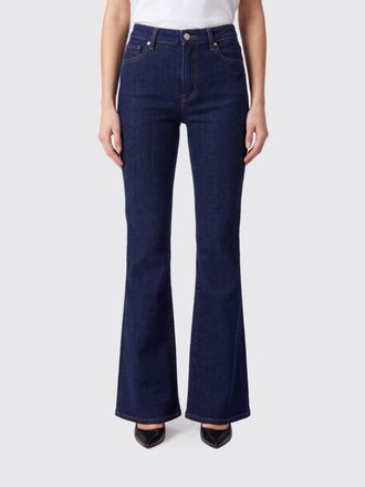 Frame Denim Jean The Rodeo mod&egrave;le &eacute;vas&eacute; taille mi-haute en denim de coton