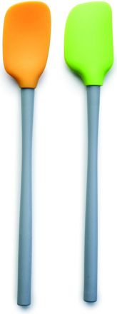 Ibili 748800 Set 2 Spatel Mini, Kunststoff, grün, 12 x 32 x 2 cm