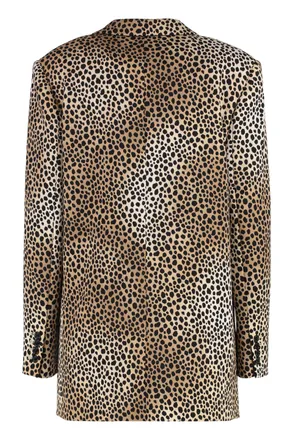 Michael Michael Kors Womens Blazer Single-Breasted Bone Polyester Blazers Jacket