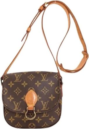 Louis Vuitton Pre-owned Sac bandouli&egrave;re Saint Cloud PM - Femme - Pre-owned - Brun - Taille: ONE Size