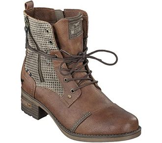 Mustang Jeans Bottine Femme 1229-510, Pointure:40 EU, La Couleur:Marron