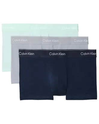 Calvin Klein 3er Pack Low Rise Boxertrunks mit Label-Bund in