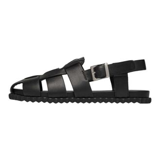 Voile Blanche Flache Sandalen - - Shoes - Damen - Schwarzk - 36 EU