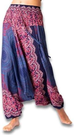 Panasiam Aladin Pants, Mandala 6, Blue Tones L