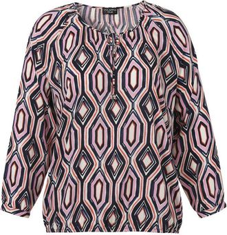 Via Appia Due Langarmbluse in großen Größen