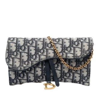 Dior Pre-owned Wallet on Chain - - Pre-owned - Damen - Blau - ONE SIZE