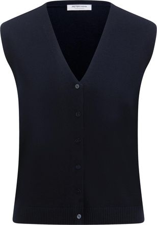 Peter Hahn Strickweste aus 100% Kaschmir Peter Hahn blau