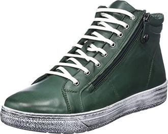 Andrea Conti Baskets pour Femme, Vert Sapin, 37 EU