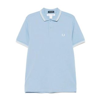 Comme Des Gar&ccedil;ons Blaue Button-Up T-Shirts und Polos - - Tops - Herren - Blau - L
