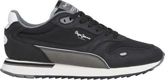 Pepe Jeans London Homme Bexley South M Sneak, Black, 45 EU