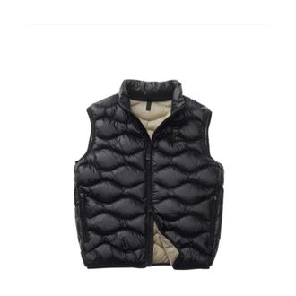 Blauer Homme, Vestes, Noir, Taille: M Chandail Zippé Polyvalent