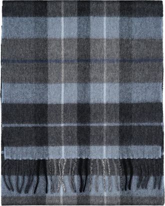 Tom Rusborg Schal aus Kaschmir mit Glencheck-Muster in