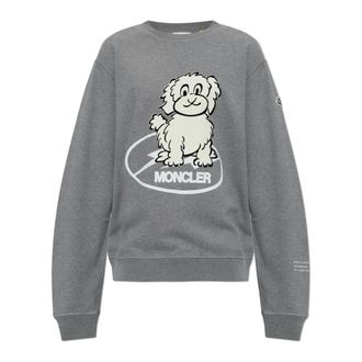 Moncler SweaT-shirt ras du cou - Homme - Sweatshirts et sweats &agrave; capuche - Gris - Taille: L