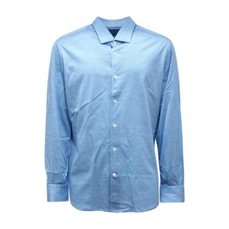 Mazzarelli A105 Shirt - - Shirts - Herren - Blau - 3XL