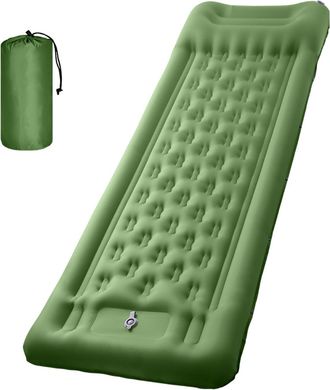 Generico Aufblasbare Schlafmatte, 10,9 cm Dicke Matte, Campingmatte mit integrierter Fu&szlig;pumpe, f&uuml;r Wandern, Reisen, Outdoor, Auto