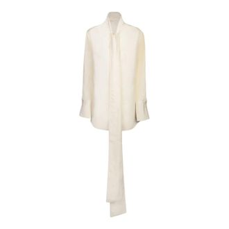 Givenchy Foulard Bluse - - Blouses & Shirts - Damen - Wei&szlig; - XS