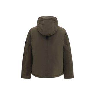 Stone Island Padded Micro Twill Shell Jacket - Green