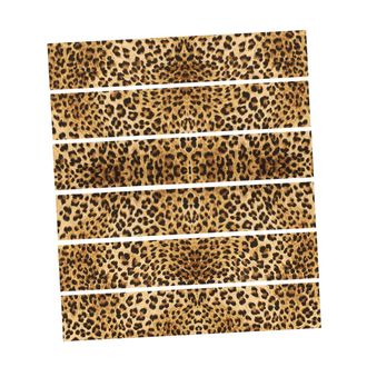 BESTONZON Wasserfeste Pvc Treppenaufkleber Leopard Muster Selbstklebend Rutschfest Schutz F&uuml;r Heim Und Gewerbe Diy Wandtattoo Renovierungsstufen F&uuml;r Wohnzimmer 