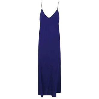 Alberto Biani Femme, Robes, Bleu, Taille: 38 FR Maxi Dress