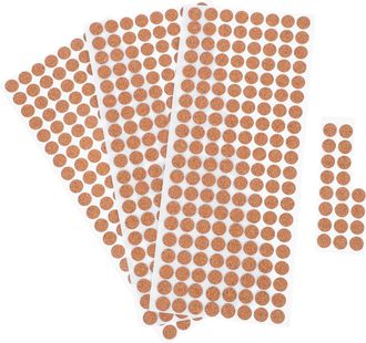 OSALADI OSALADI 500 St&uuml;ck Rutschfeste Korkgleiter 15mm Selbstklebend Hitzebest&auml;ndige M&ouml;belgleiter mit Sto&szlig;d&auml;mpfung Ger&auml;uschd&auml;mpfende Unterlagen f&uuml;r Stuhl und 