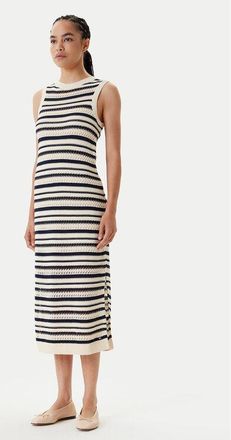 Tommy Hilfiger Strickkleid WW0WW45649 Beige Slim Fit