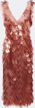 Paco Rabanne Robe midi &agrave; sequins
