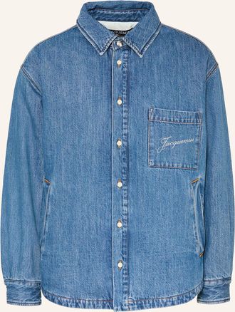 Jacquemus Jacquemus Jeans-Overjacket La Chemise Boulanger blau