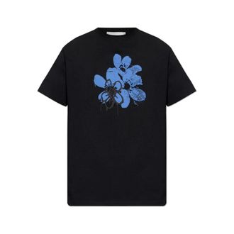Iceberg Tee Flower - - Tops - Herren - Schwarzk - M