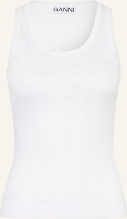 Ganni Stricktop weiss