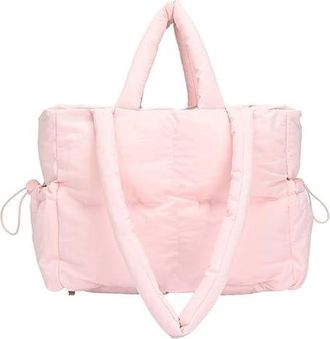 Generic Sac &agrave; bandouli&egrave;re en nylon uni pour femmes, fourre-tout gonfl&eacute;, id&eacute;al pour travail, &eacute;cole, shopping et voyages