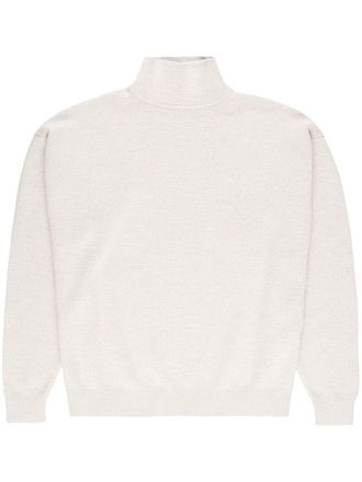 Fear of God pull en maille à col roulé - Blanc