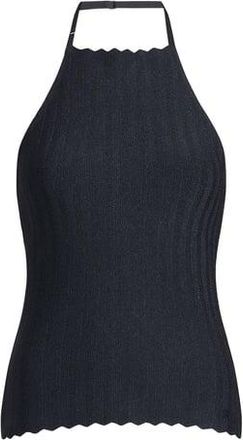 Jacquemus Top La Maille Tablier c&ocirc;tel&eacute;