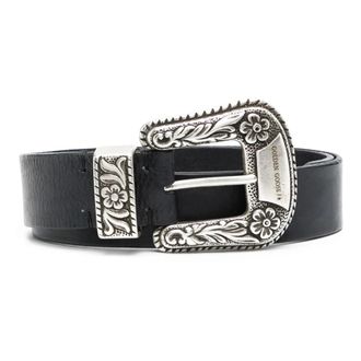 Golden Goose Schwarzer Cintura G&uuml;rtel - - Accessories - Damen - Schwarzk - 105 CM