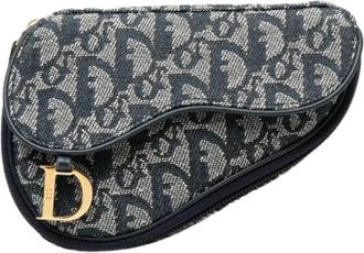 Dior Pre-owned Saddle Pouch - Femme - Pre-owned - Bleu - Taille: ONE Size