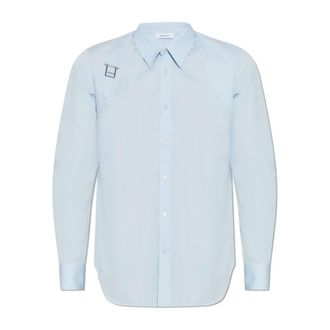 Alexander McQueen Herren, Shirts, Blau, SGröße